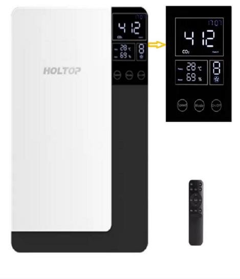 Holtop Wall Mounted ERV Energy Recovery Ventilation With PM2.5 Filter ...