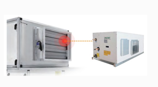 Indoor MODBUS Hanging DX Coil Air Handling Unit Systems AHU For HVAC
