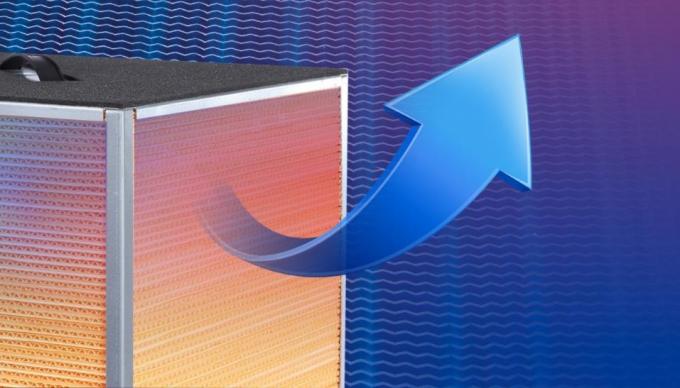 Condensing Exhaust Heat Recovery AHU combining fresh air conditioning ...